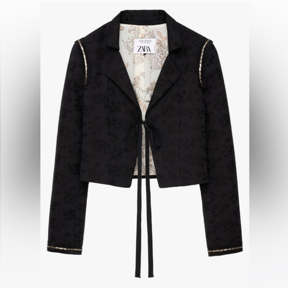 Zara | Jackets & Coats | Zara Cropped Jacket Limited Edition Nwt Wmen ...